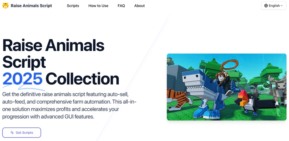 Script Raise Animals - Coleção Definitiva de Scripts para Raise Animals